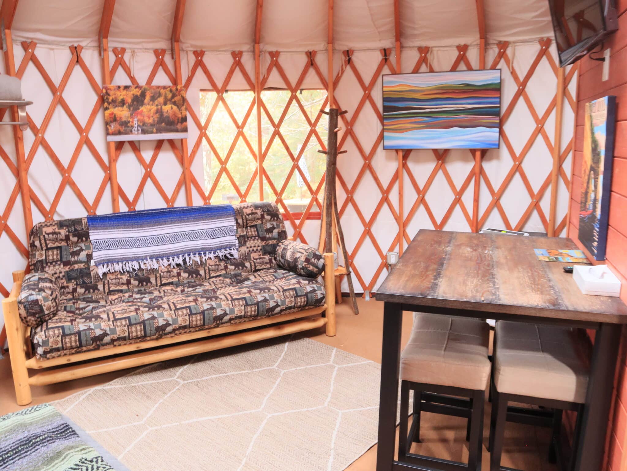 Pictured Rocks Deluxe Yurt Vacation Package - Paddling Michigan